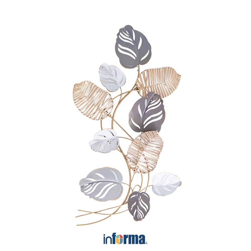 Jual Informa 50.2X90.8 cm Hiasan Dinding Multi Leaves Sm56 Wall Art ...