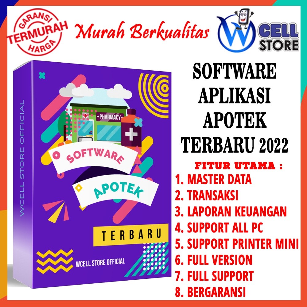 Jual SOFTWARE PROGRAM APLIKASI APOTEK TERBARU 2022 FULL UNLIMITED ...
