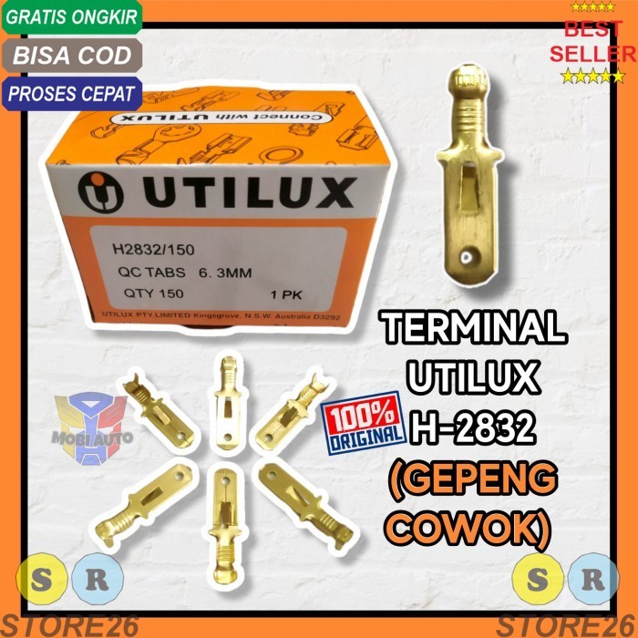 Jual (MA) Terminal Utilux Skun Gepeng Cowok Male H-2832 Asli Original ...