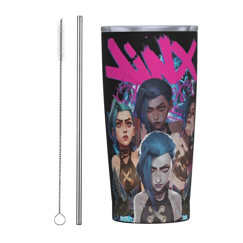 Jual Arcane Jinx Tumbler Vacuum Insulated Coffee Cups with Lid Straw ...