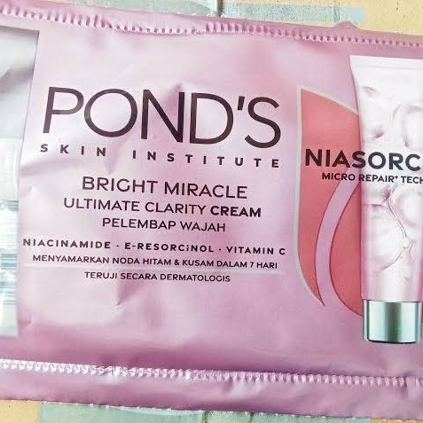 Jual PONDS BRIGHT MIRACLE ULTIMATE CLARITY CREAM 7,5 GR Ponds Sachet ...