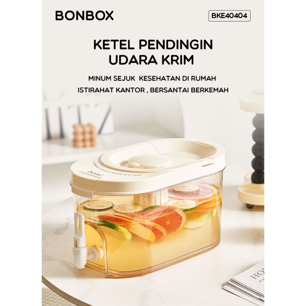 Jual Bonbox Dispenser Air Minuman Dingin Estetik + Kran BKE40404 ...