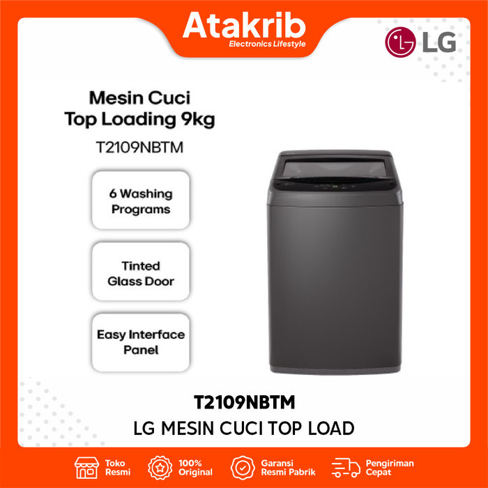 Jual LG TOP LOAD WASHER T2109NBTM 9 Kg | Shopee Indonesia
