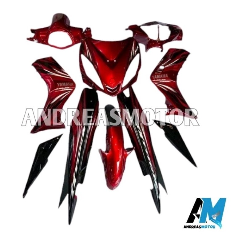 Jual FULL BODY HALUS KASAR JUPITER MX LAMA / OLD MERAH HITAM PLUS ...