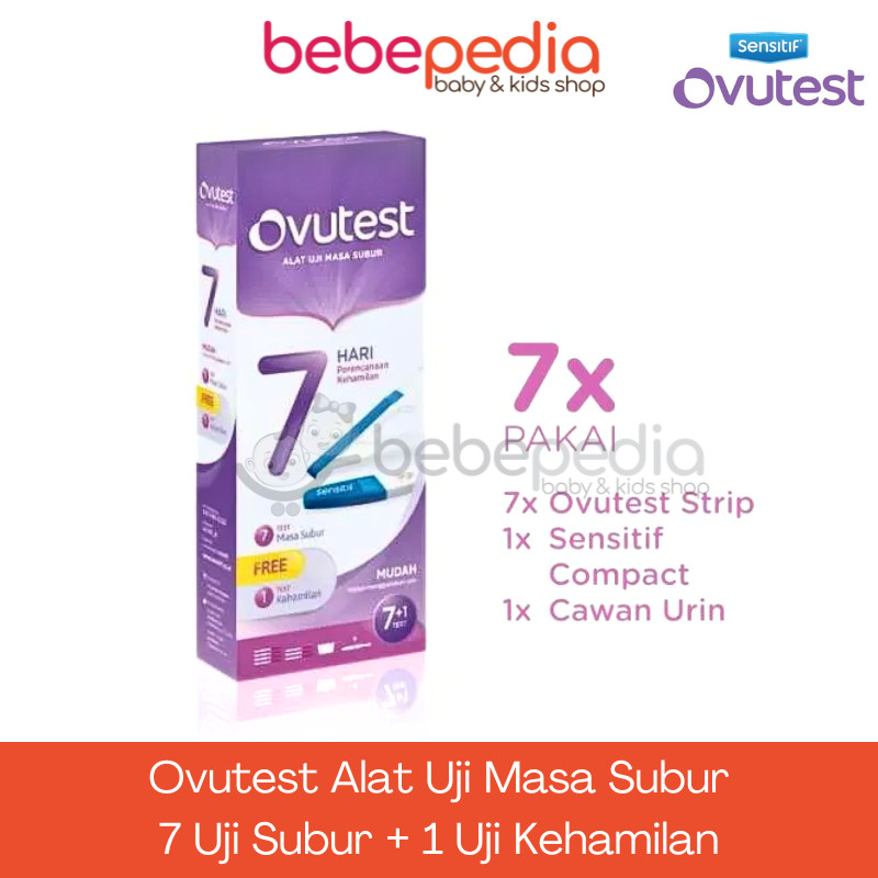 Jual Ovutest Seven Days Plan Free 1pcs Sensitif Compact | Test Masa ...