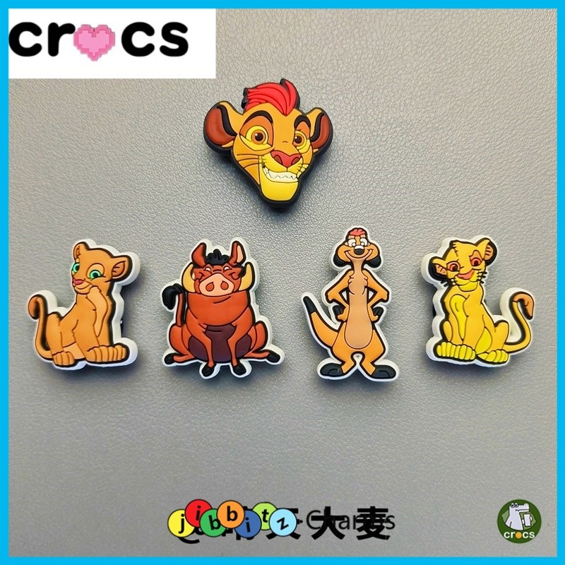 Jual Hole Shoes Shoe Ornament Crocs Shoe Buckle Fit Carlochi Shoes Accessories Lion King Timon ...