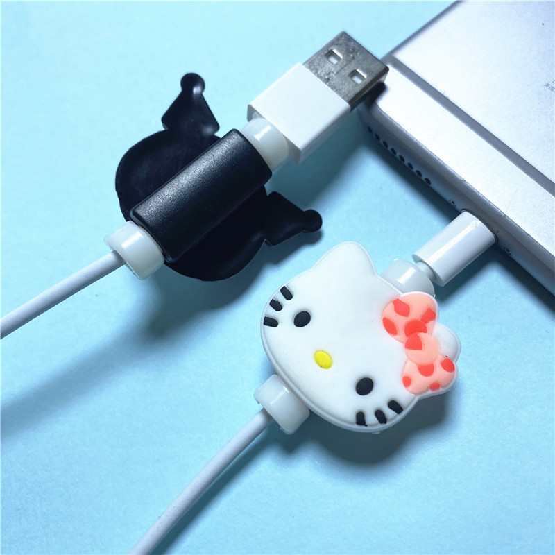 Jual MINISO Sanrio USB Cable Protector Data Line Cord Protector ...