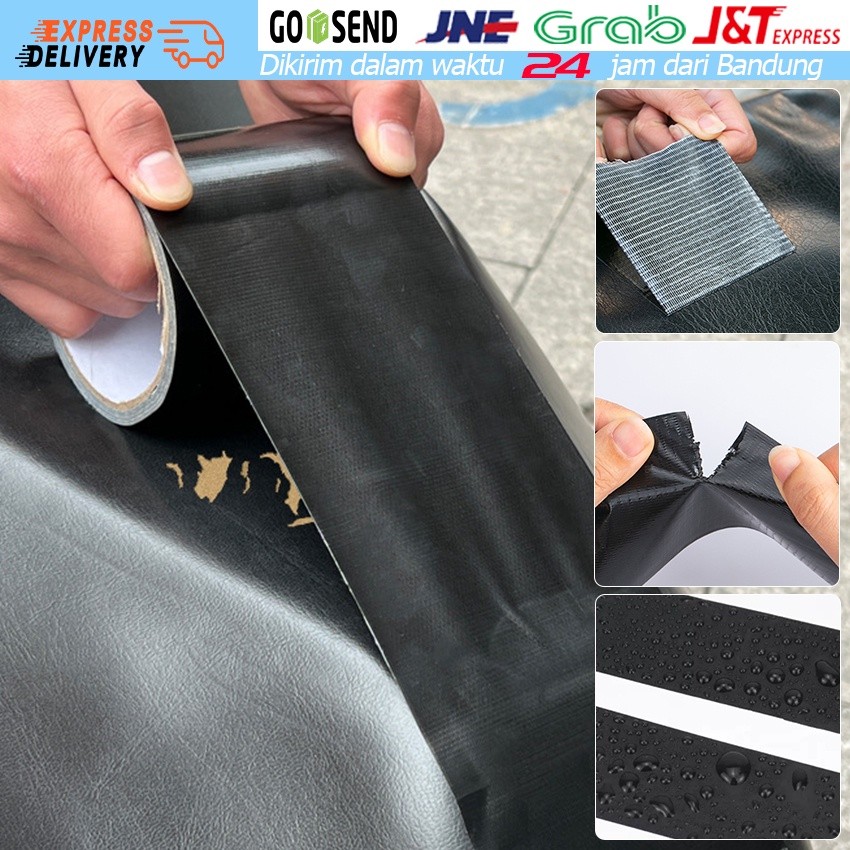 Jual 5CM/10CM*10M Lakban Isolasi Kain / Warna Hitam Cloth Tape / Lakban ...