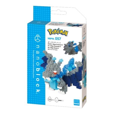 Jual Nanoblock Pokemon Pokemon Mega Charizard X NBPM_057 Kawada Bricks | Shopee Indonesia