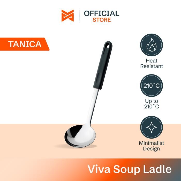 Jual Tanica - Sendok Centong Sayur Sup Viva Soup Ladle Stainless Steel ...