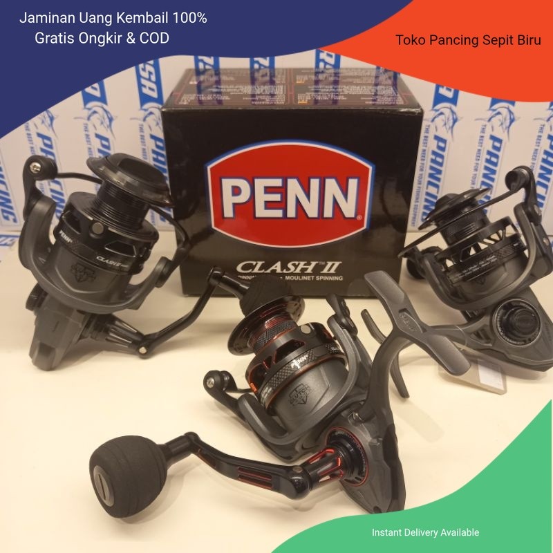Jual Reel PENN CLASH II 4000HS, 4000, 5000 | 8+1Bearing | ALAT PANCING ...