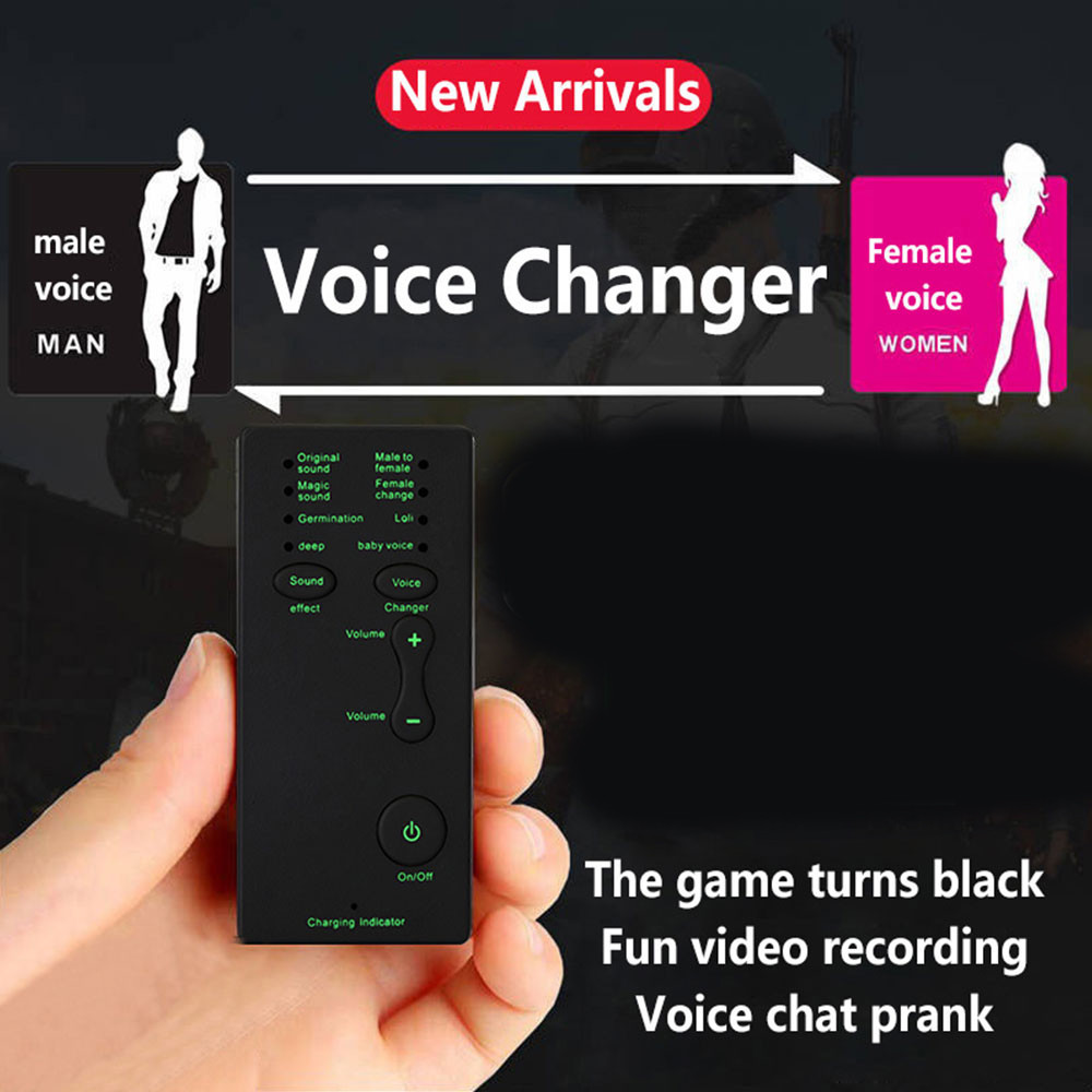Jual Voice Changer for PS4 Xbox Console PC Phone Tablet Sound Card 7 ...