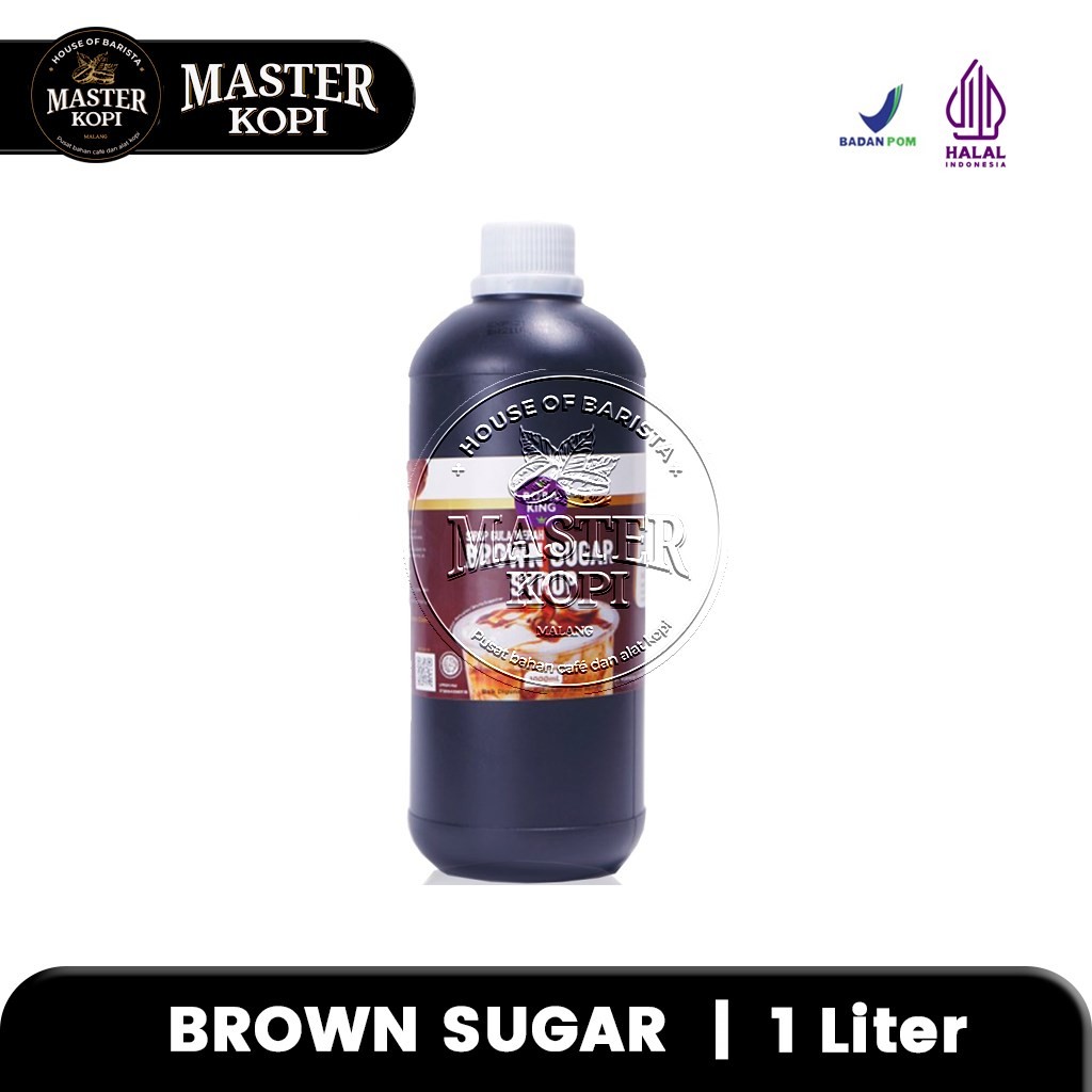 Jual Boba King Brown Sugar Syrup / Sirup Gula Merah - Botol 1 liter ...