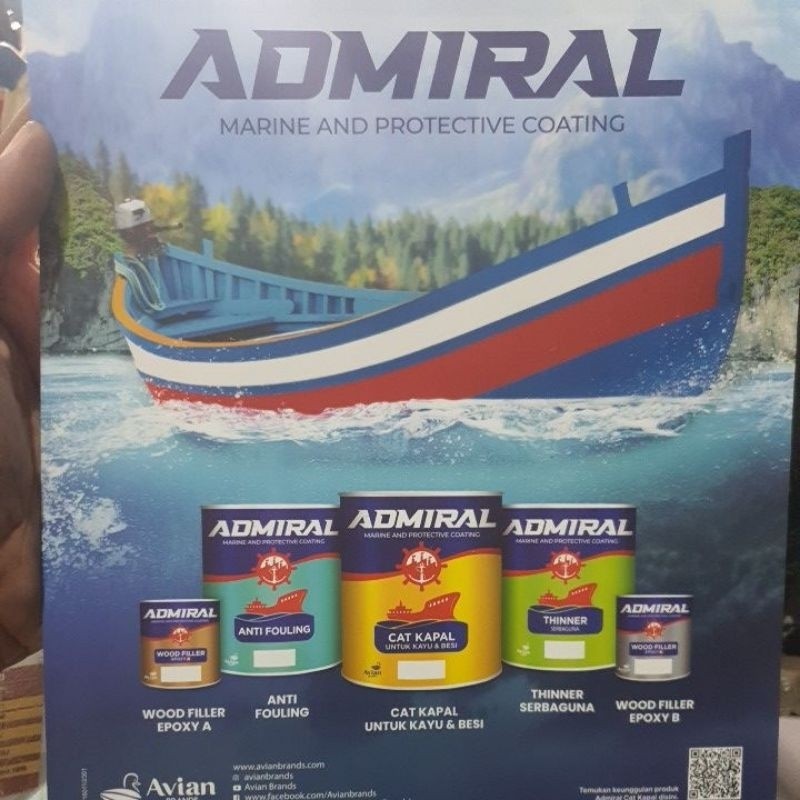 Jual CAT KAPAL KAYU BESI FIBER ADMIRAL 1KG PERAHU CAT KHUSUS KETAHANAN ...