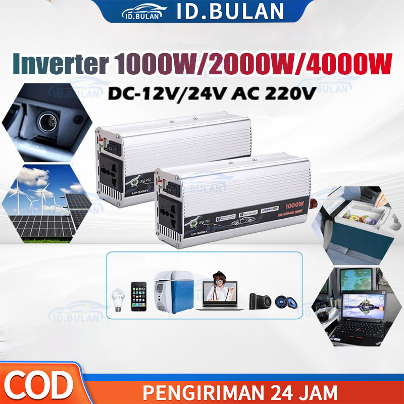 Jual Power Inverter 1000 Watt Power Inverter DC Ke AC Aki listrik ...