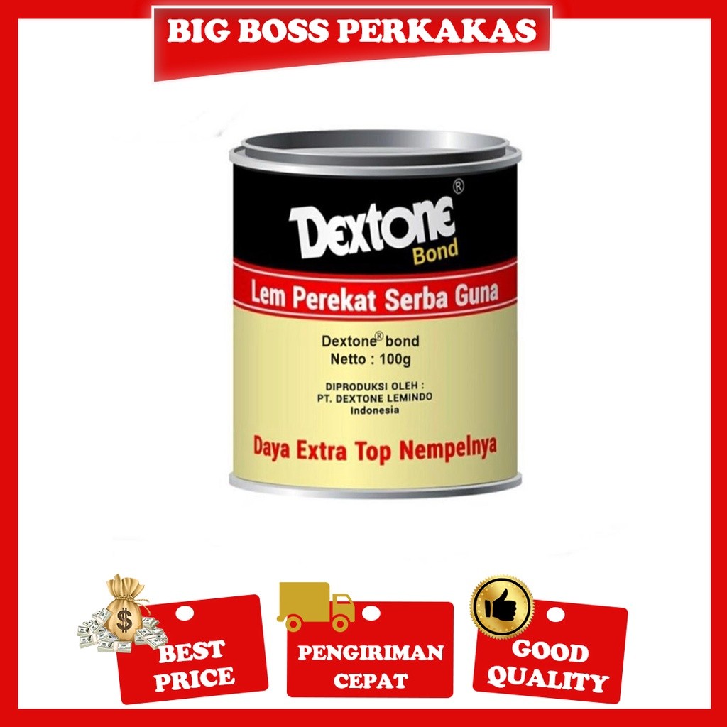 Jual Dextone Lem Aibon Dextone Bond 101 Kaleng 100 Gr Original | Shopee ...