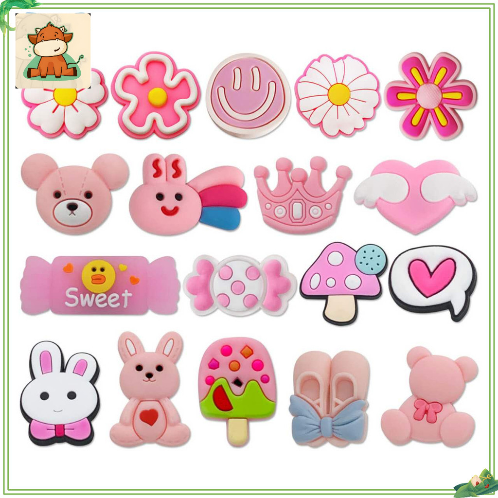 Jual Crocs Jibbitz COD Pin Sandal Pinky Soft Hiasan Sendal Flat Flip ...