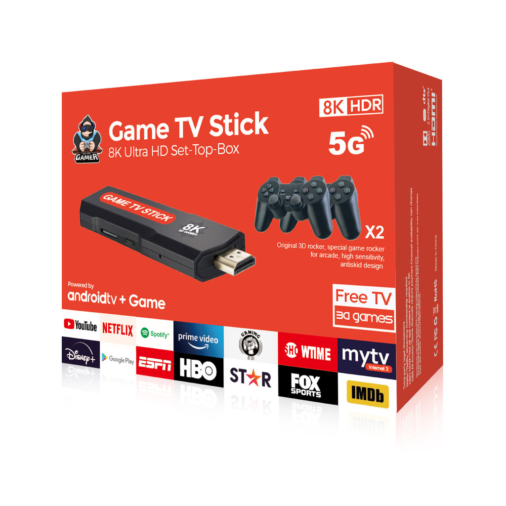Jual Q9 Dual System Game Stick 8K Retro Video Games Console with ...