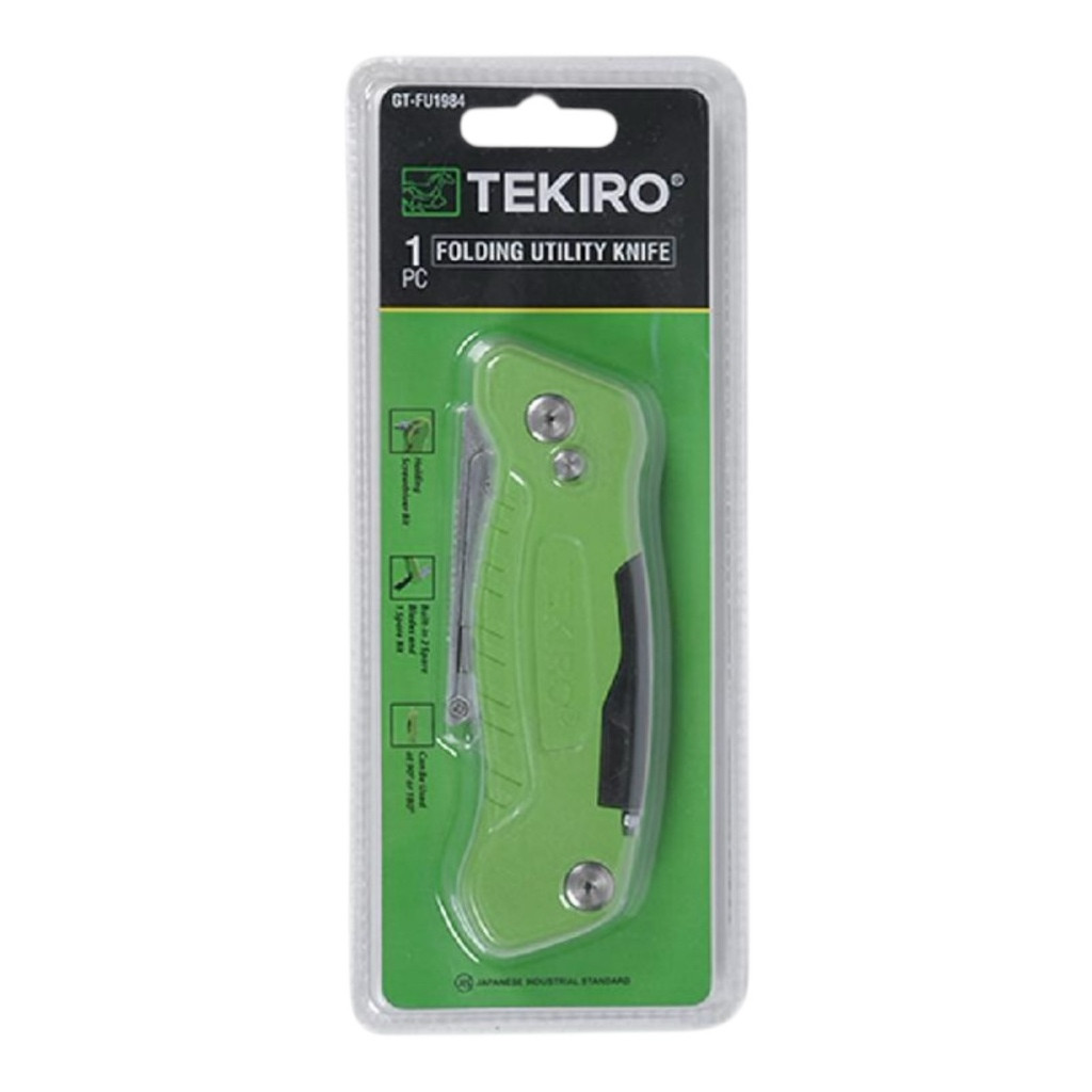 Jual TEKIRO Folding Utility Knife – Pisau Cutter Lipat Multifungsi ...