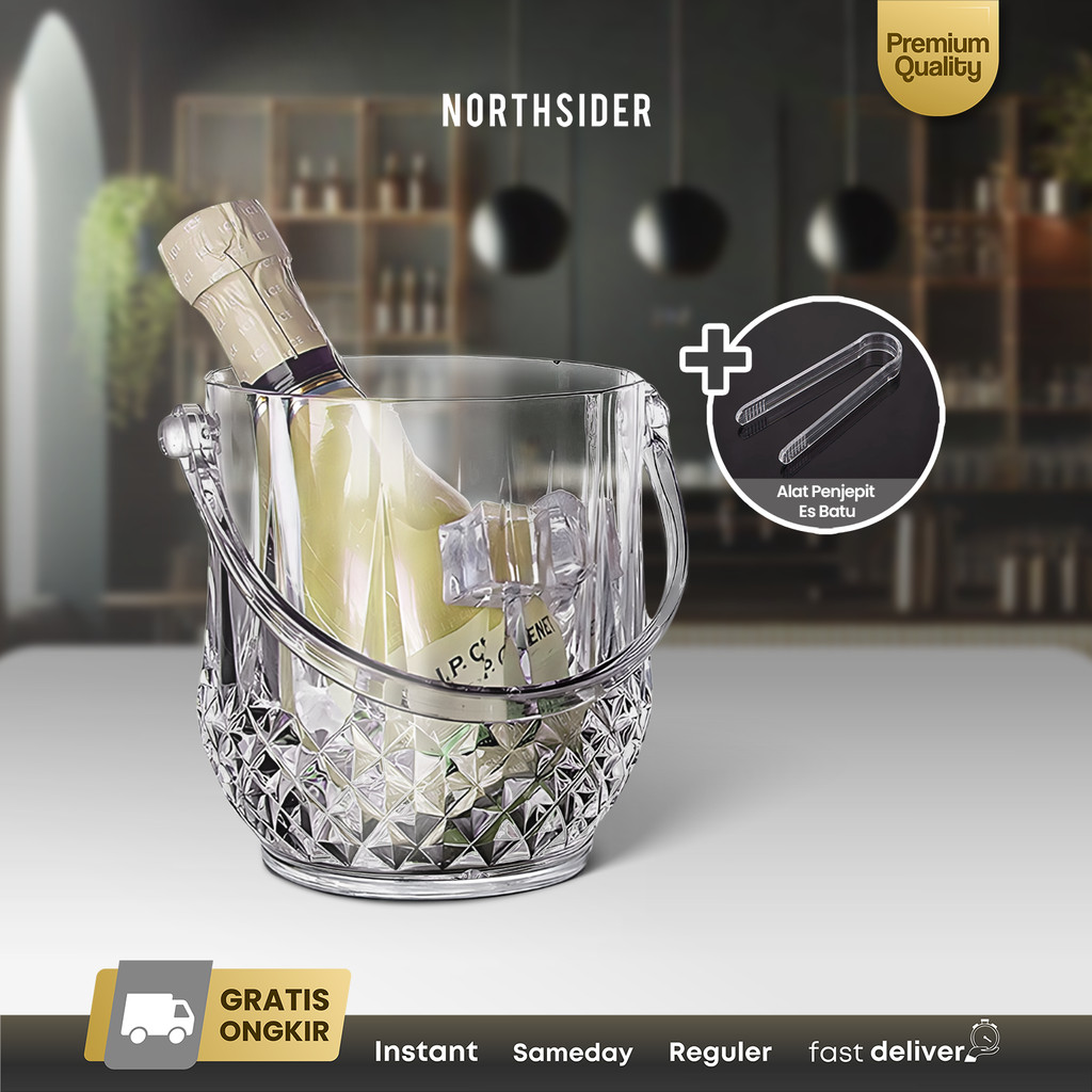 Jual Ice bucket wadah es batu acrylic Beer bir wine champagne HM1L ...