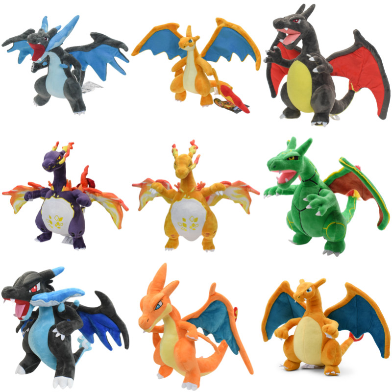Jual 16 Styles Pokemon Mega Charizard X Y Soft Plush Toys Cute Anime ...