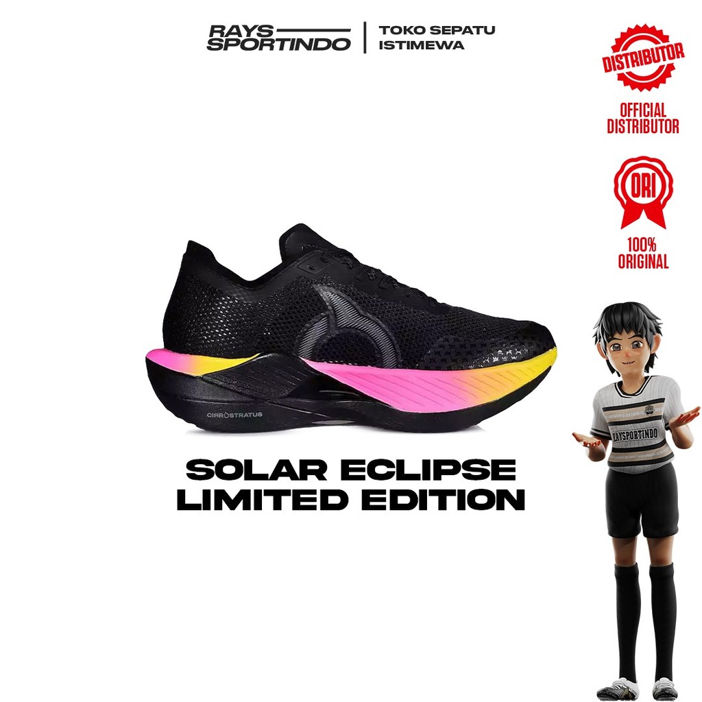 Jual SEPATU RUNNING ORTUSEIGHT SOLAR ECLIPSE | Shopee Indonesia