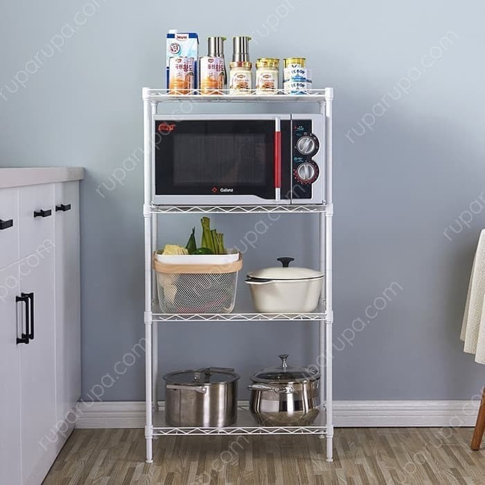 Jual Krisbow Rak Besi Stainless Serbaguna Kokoh 4 Susun Original ...