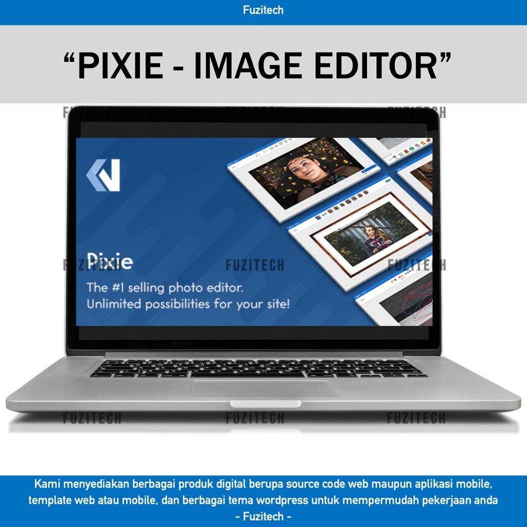 Jual SOURCE CODE APLIKASI WEB PIXIE - IMAGE EDITOR D178 FUZITECH ...