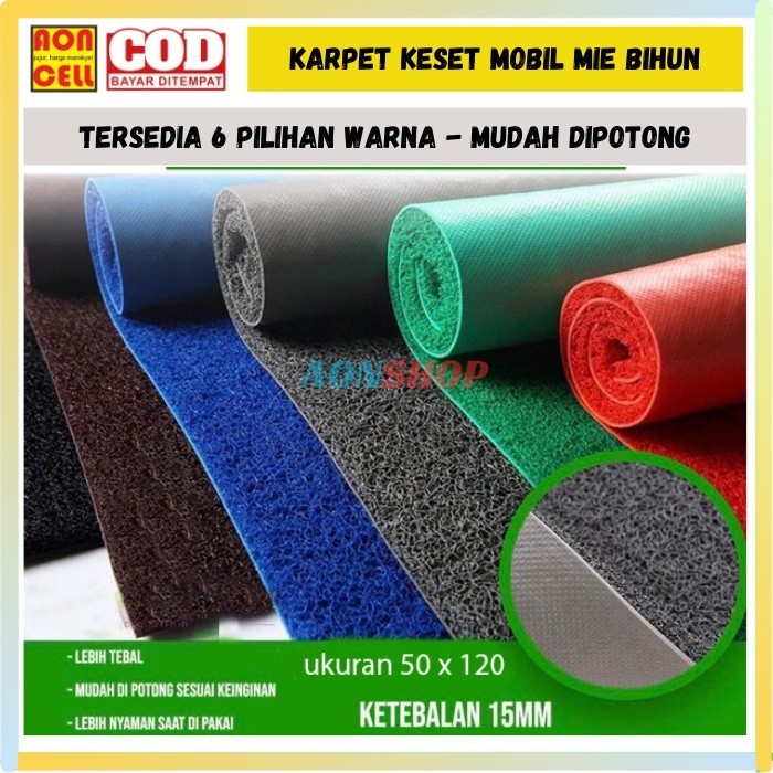 Jual [AS] karpet mobil mie bihun ukuran 50 x 120 50x120 car mat keset ...