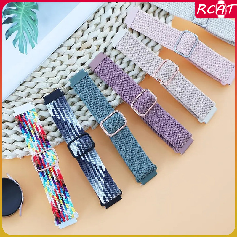 Jual 18mm Elastic Nylon Strap for Huawei Watch GT 6 5 4 41mm/Garmin ...