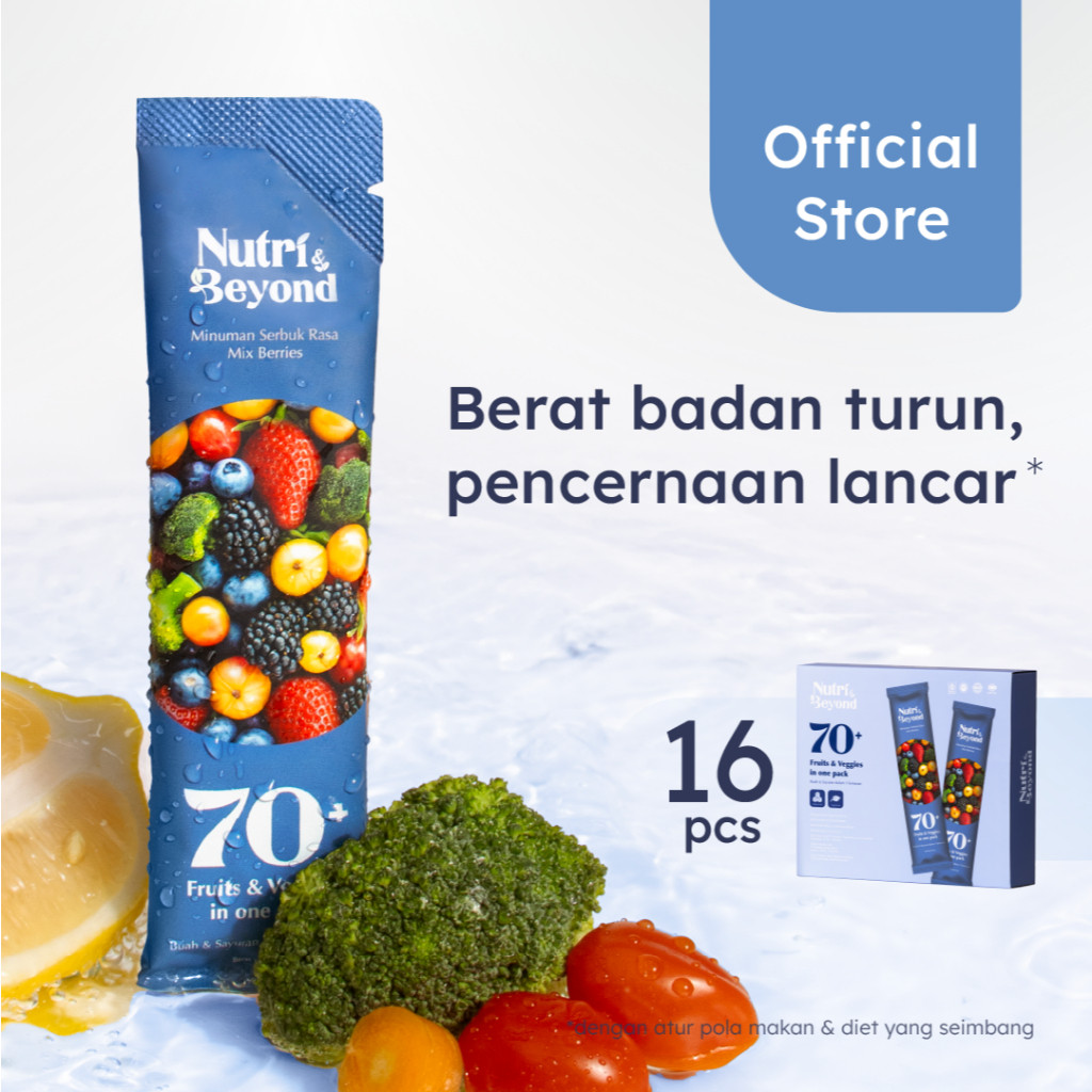 Jual Nutri & Beyond Fiber Drink dengan Buah dan Sayur Rasa Mixberry ( 1 ...