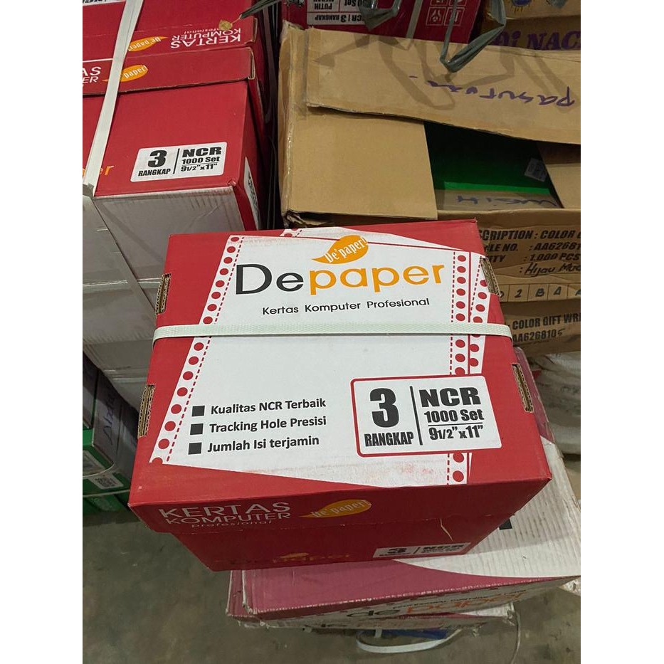 Jual Continuous Form Depaper 9.5 x 11 3 Ply / Kertas NCR / Continus ...