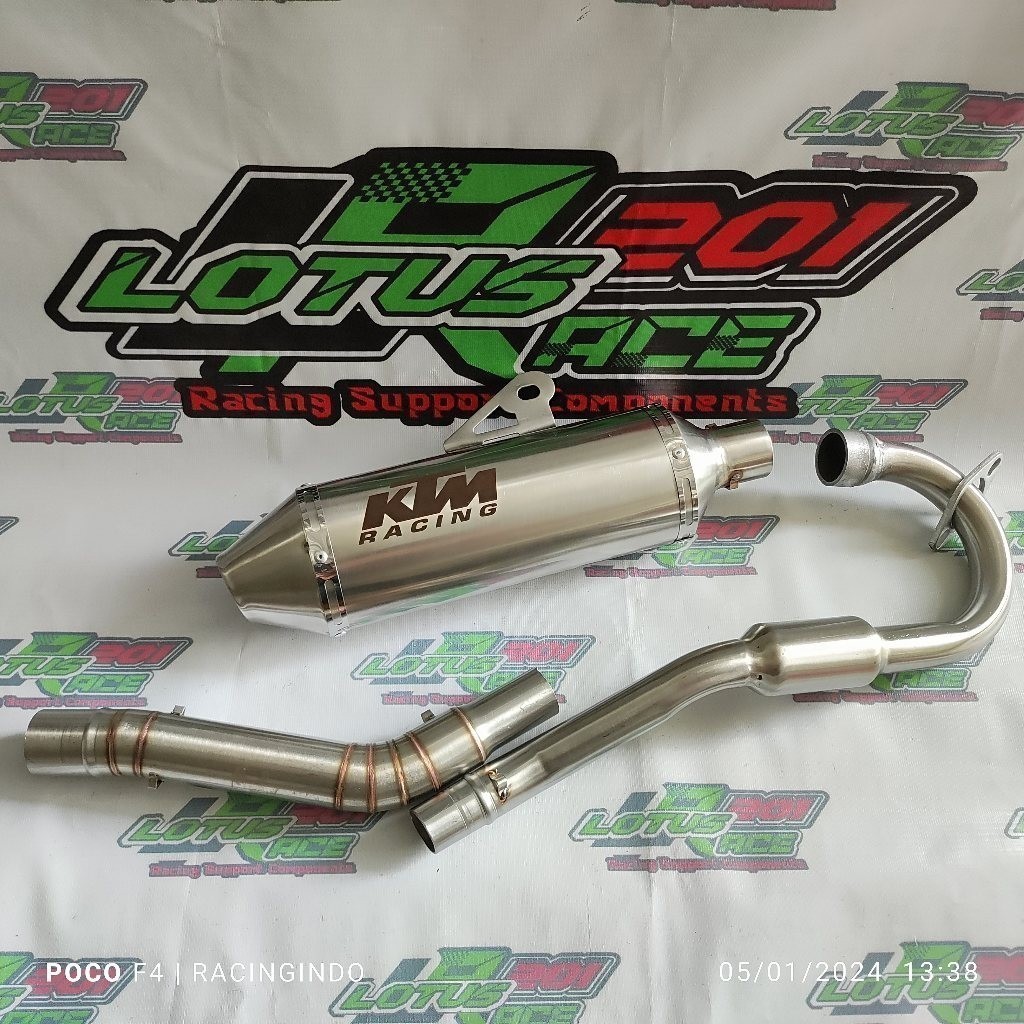 Jual best seller Xtz125 Xr 200 Xr150 KLX 150s/g/l Crf 150L DT150 1set Big Elbow Canister Exhaust ...