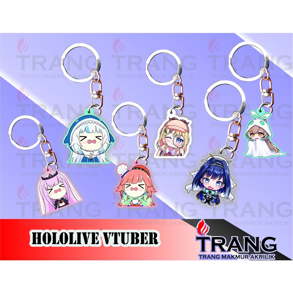 Jual SERBA MURAH Gantungan Kunci Akrilik VTuber Hololive/Acrylic ...