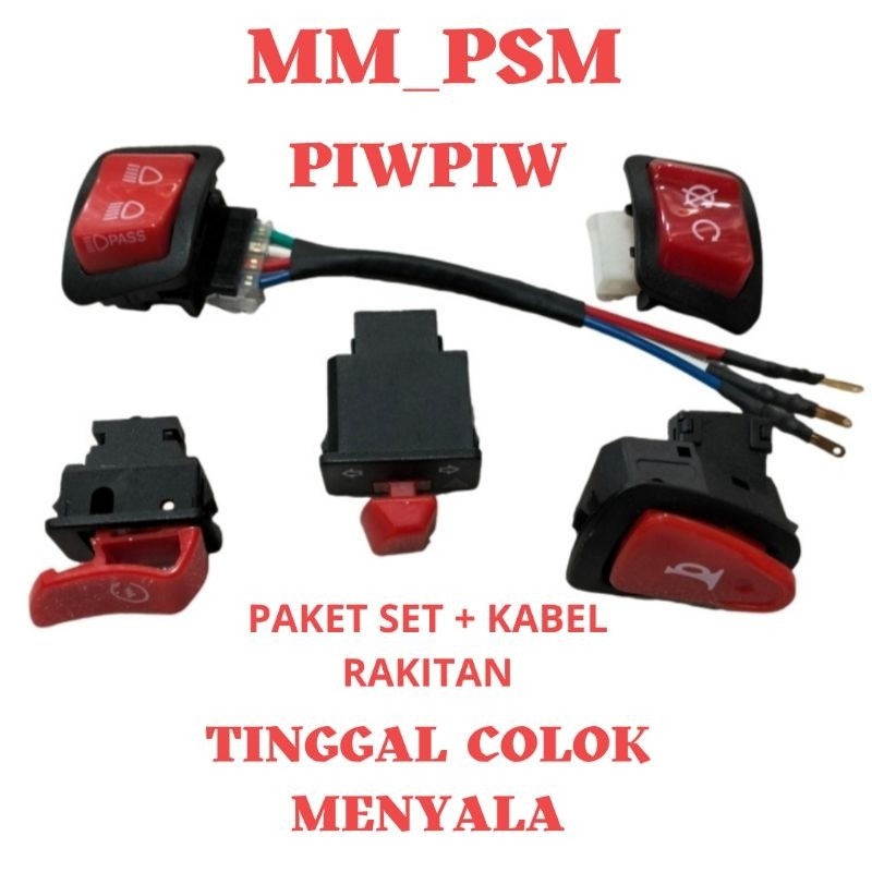 Jual SAKLAR VIETNAM PIWPIW// TOMBOL VIETNAM // SAKLAR MERAH // SAKLAR ...
