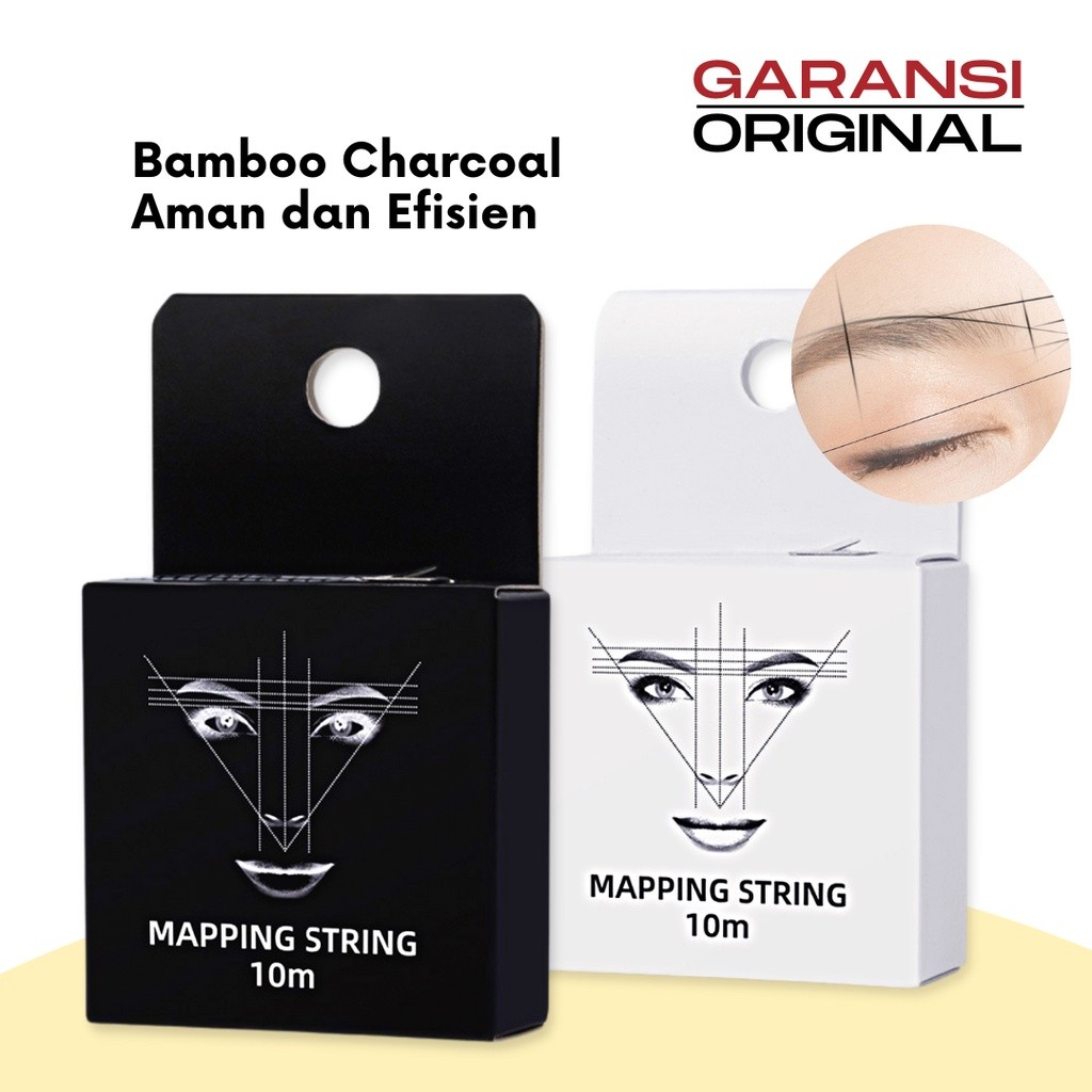 Jual Mapping String 10m / penggaris sulam alis / pola cetakan eyebrow ...