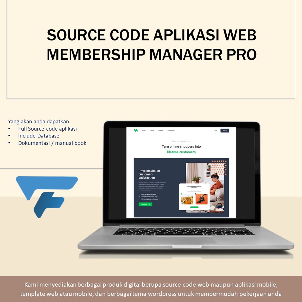 Jual SOURCE CODE APLIKASI WEB MEMBERSHIP MANAGER PRO | Shopee Indonesia