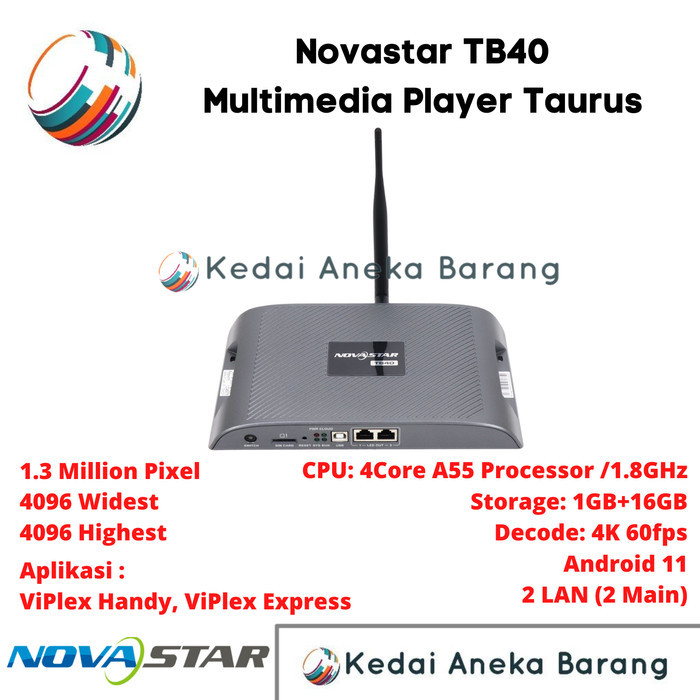 Jual CAT99 Novastar Taurus TB40 TB4 Multimedia Player LED Videotron ...