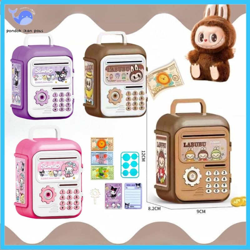 Jual 【Pengiriman Jakarta】Celengan Monster Labubu dengan Kotak Koin ...