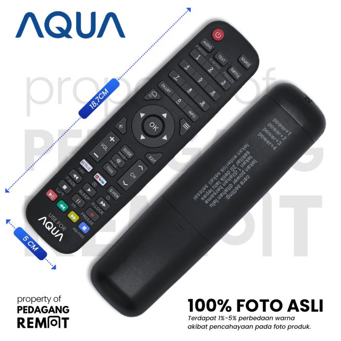 Jual IRE-Remote TV Aqua Android Smart TV Universal | Shopee Indonesia