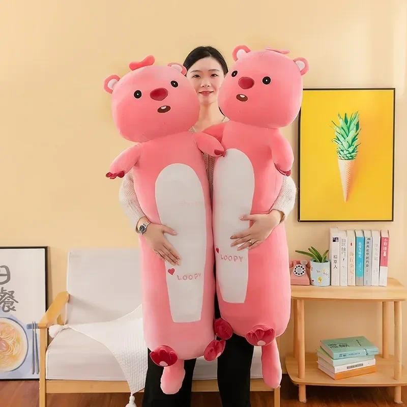 Jual boneka Loopy panjang Beaver Plush Toy Cute Long Leg Clamping Doll ...