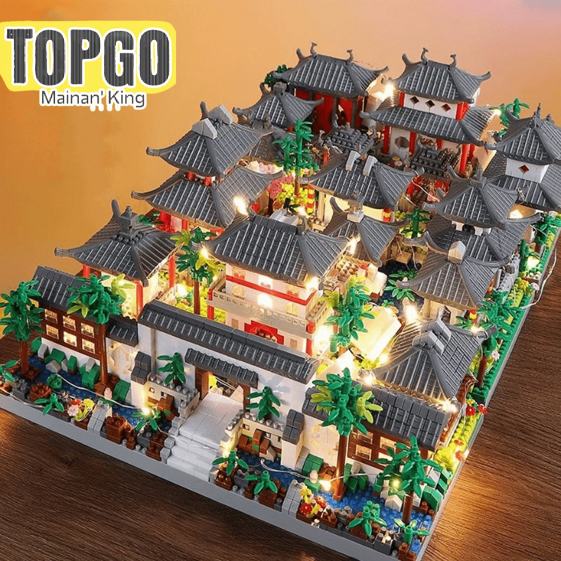 Jual SL26W Building Block Chinese Architecture Mainan Anak Nano Block ...