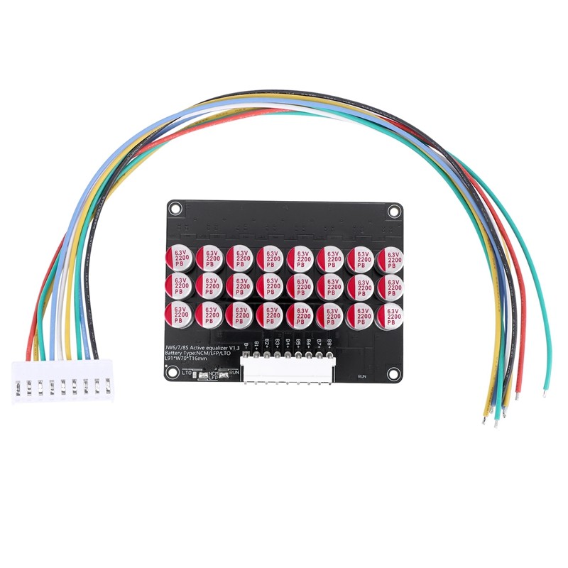 Jual 8S Active Equalizer Balancer Lifepo4 Lipo LTO Battery Energy Equalization Capacitor BMS ...