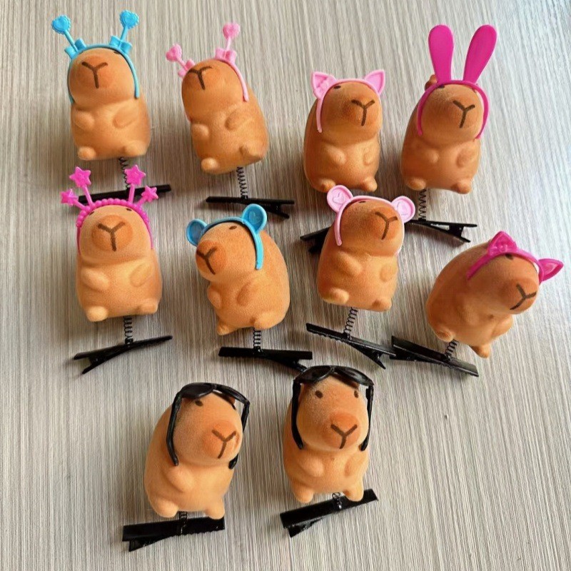 Jual [STORE.1234] JEPIT RAMBUT ANAK CAPYBARA LUCU GERAK HAIR PIN HAIR ...