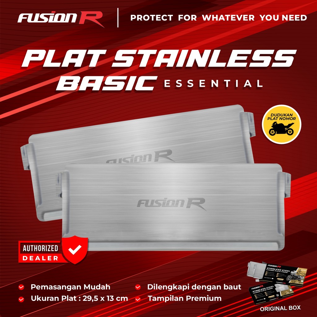 Jual Fusion R Dudukan Tempat Plat Nomor Motor Frame Cover Plat Motor ...