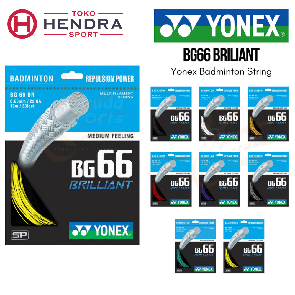 Jual Senar Badminton Yonex BG 66 Brilliant - Original | Shopee Indonesia