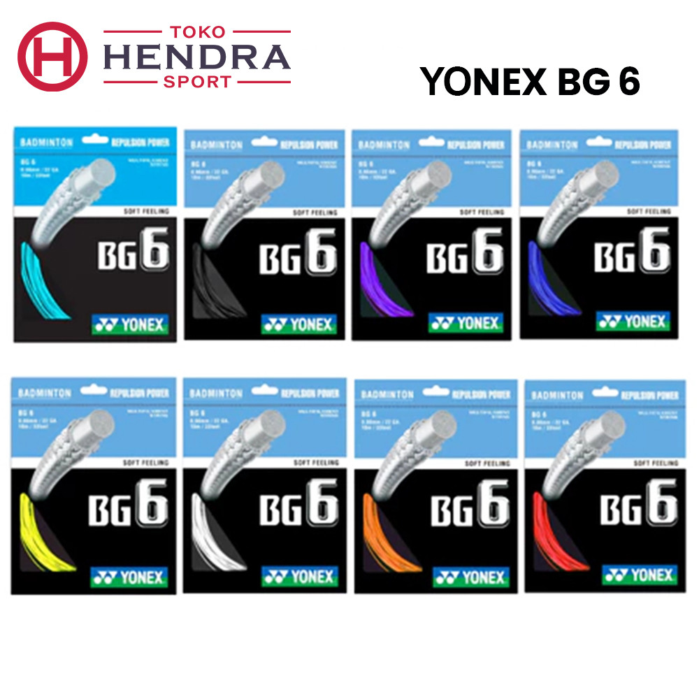 Jual Senar Badminton BG 6 Original Yonex - Kualitas Terbaik | Shopee ...