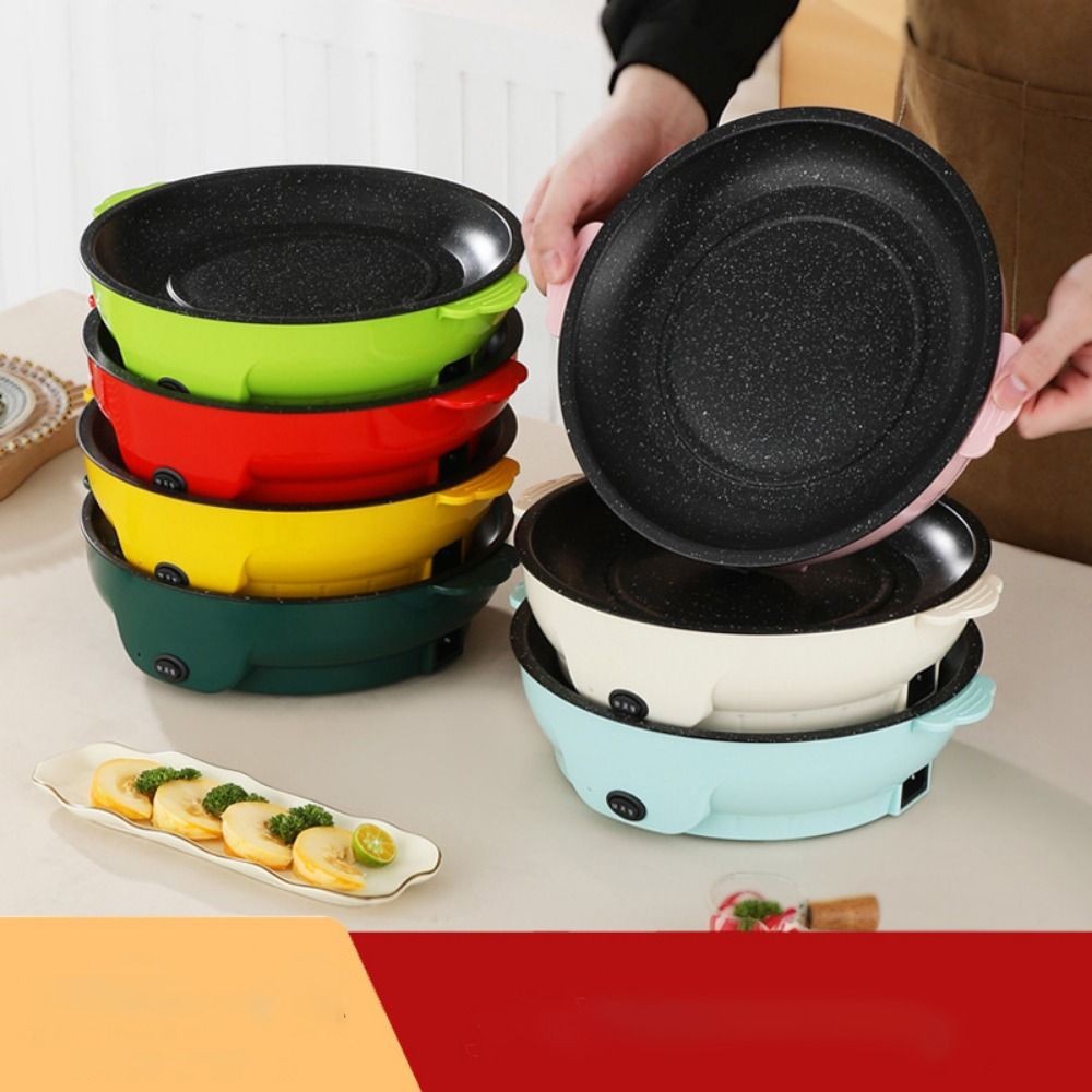 Jual Multifunctional Electric Skillet Non-stick Frying Pan 1-2 Person ...
