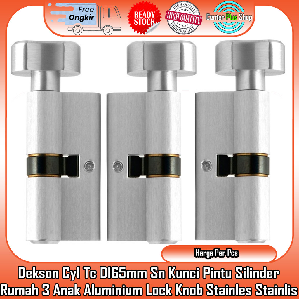 Jual Gembok Perangkat Konci Cylinder Dekkson Dekson Cyl Tc Dl65mm Sn ...