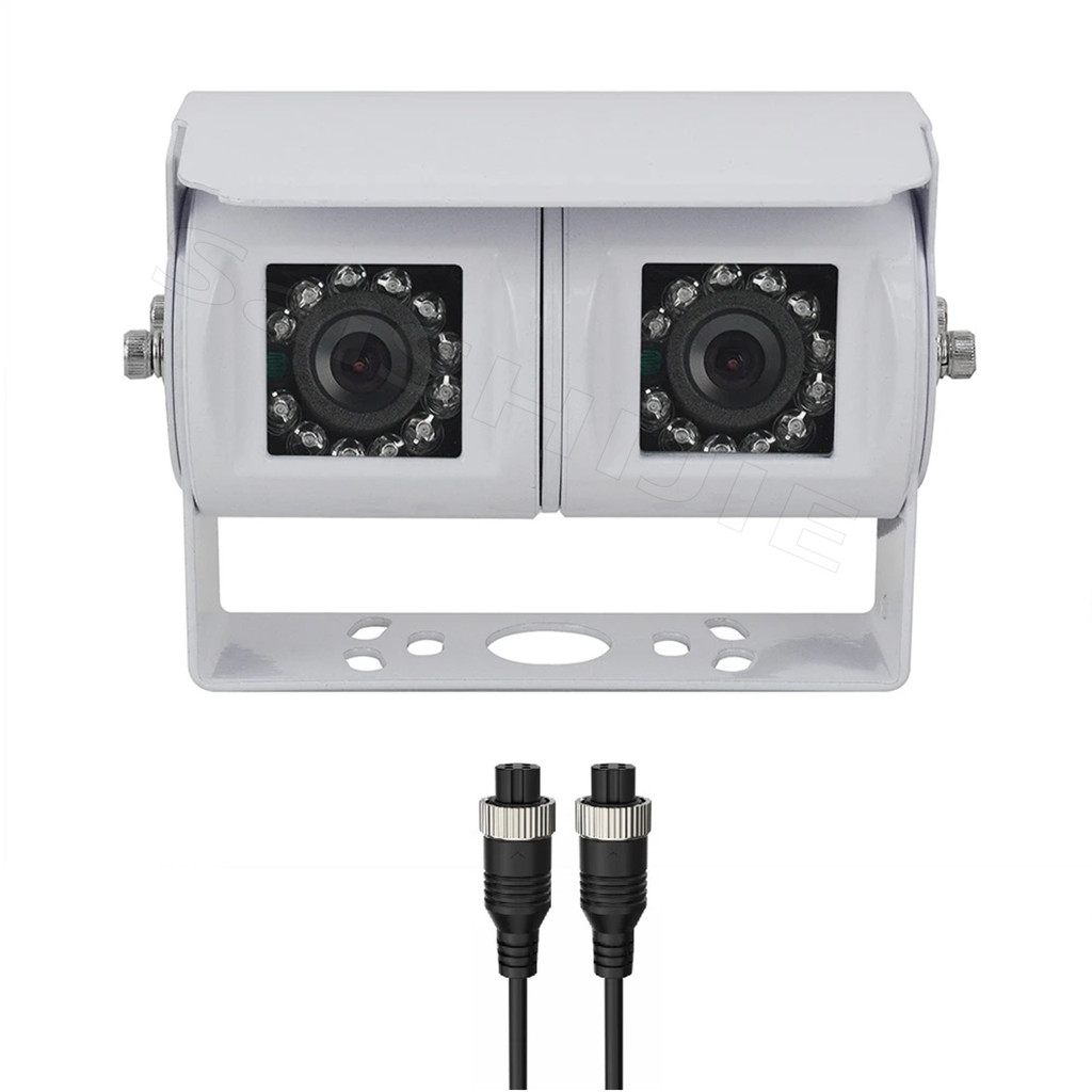 Jual Dual Lens Rear View Backup Camera AHD 1080P Night Vision Twin ...